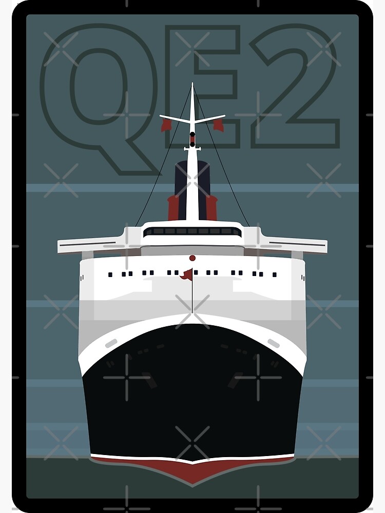 "QE2 Bow (Vertical)" Poster for Sale by Engicians | Redbubble