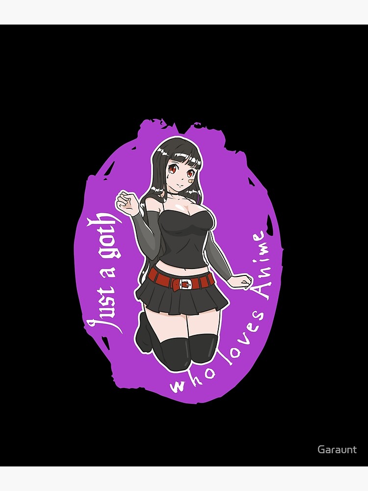 Póster «Chica gótica que ama el anime - Cute Gothic Vampire Girl Waifu ...