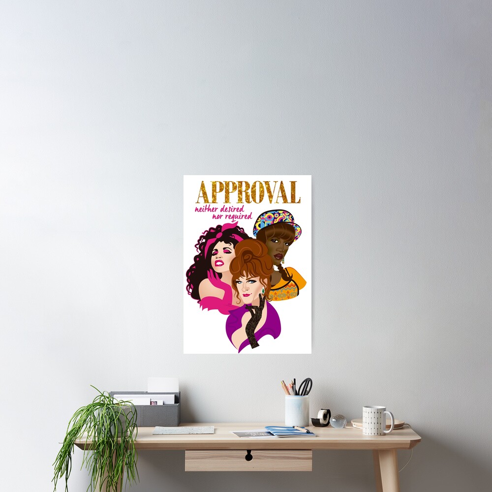 "Approval not required" Poster by AleMogolloArt | Redbubble