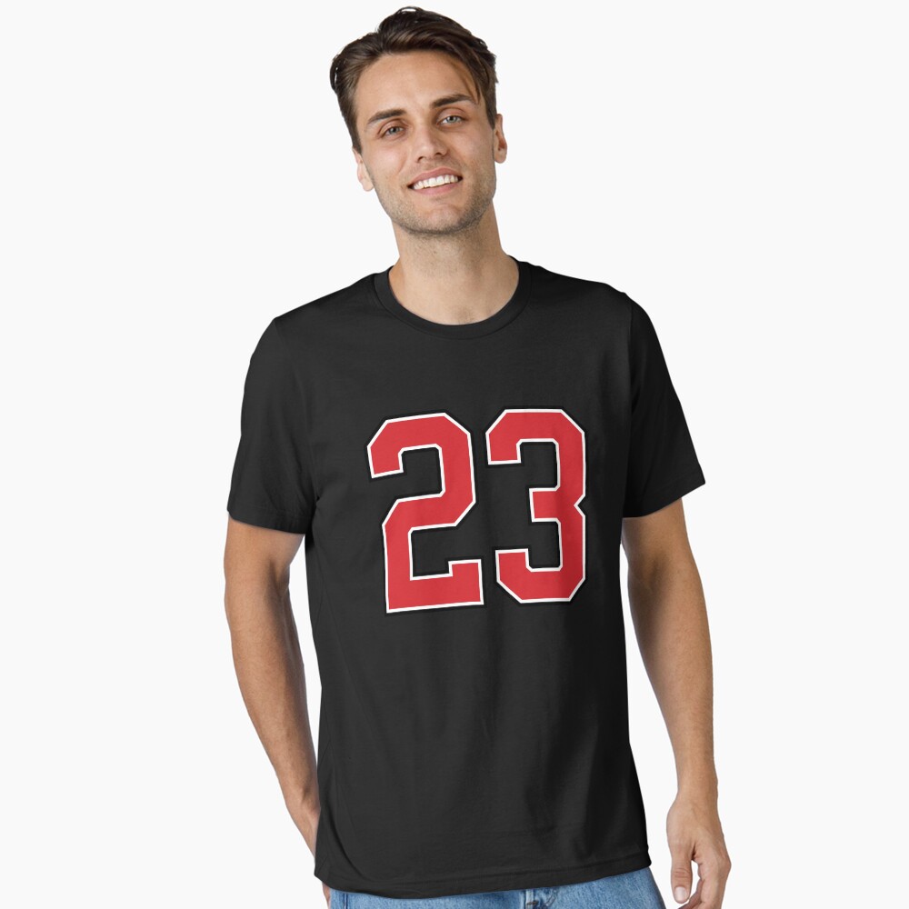 "Sports Number 23, red black color lucky sport twenty three" Sticker ...