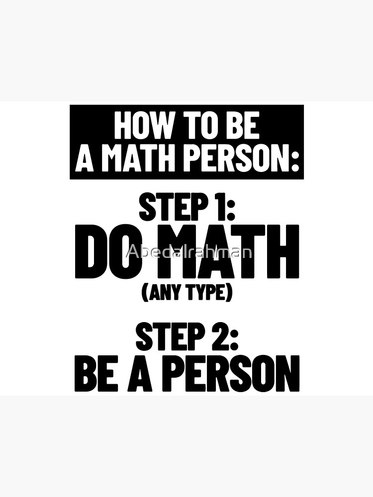 Póster « profesor de matemáticas, mates, cómo ser una persona ...