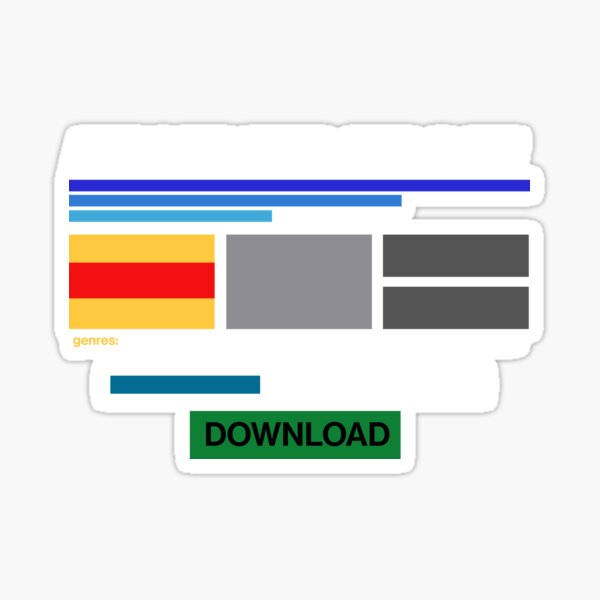 "Feature films" Sticker by Leonardo-98 | Redbubble
