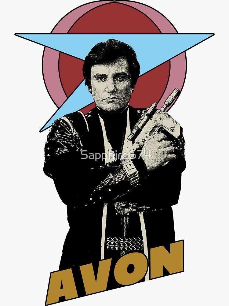 "Blake's 7 : Avon + Logo" Sticker for Sale by Sapphire674 | Redbubble