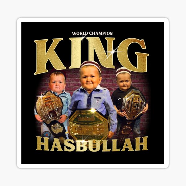"King Hasbulla" Sticker by RakkaArts | Redbubble