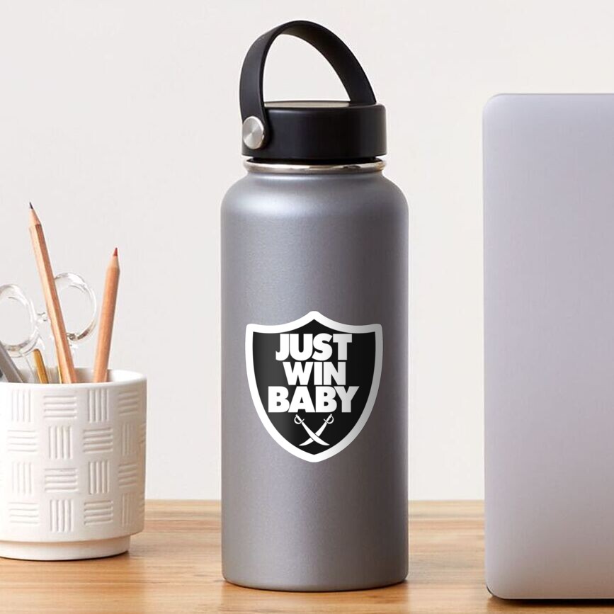 "Just Win Baby Jon Gruden Sticker" Sticker for Sale by MaduraAma ...
