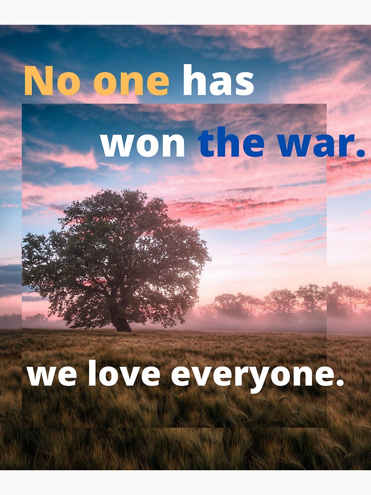 "we love everyone" Sticker by MyWonderWorld | Redbubble