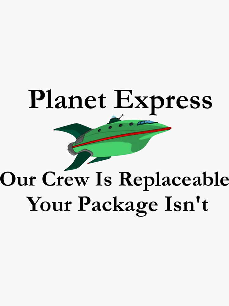 "Planet Express " Sticker by TheKoolEtsyShop | Redbubble
