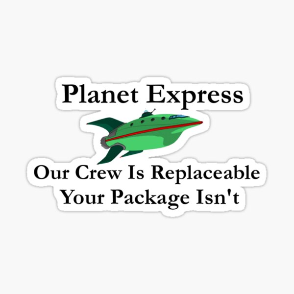 "Planet Express " Sticker by TheKoolEtsyShop | Redbubble