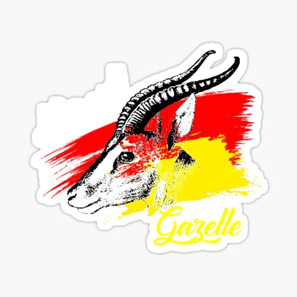"Gazelle" Sticker by Esadamara | Redbubble