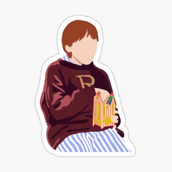 "Happy Christmas Ron 2" Sticker for Sale by emmajudd29 | Redbubble