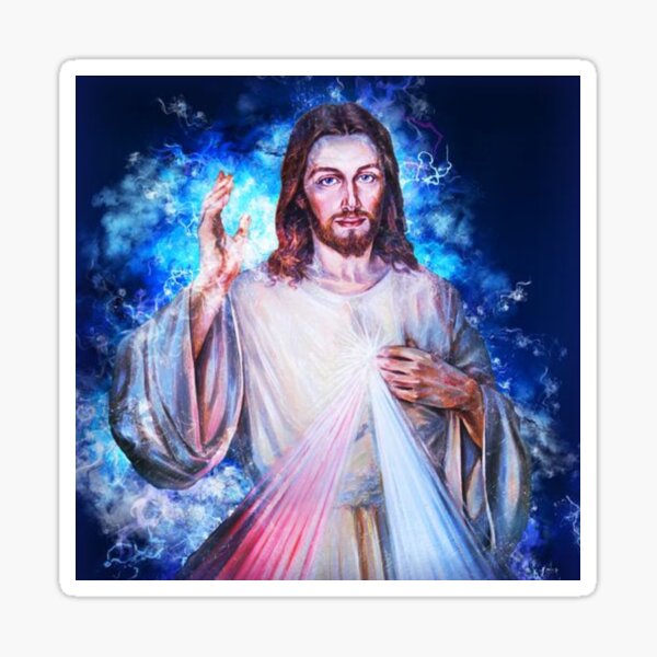 "Jesus" Sticker by TeenB | Redbubble