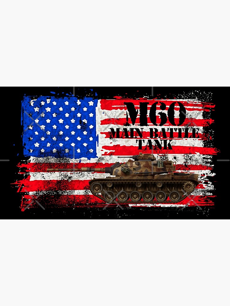 "M60 US Army Military Main Battle Tank" Metal Print for Sale by ...