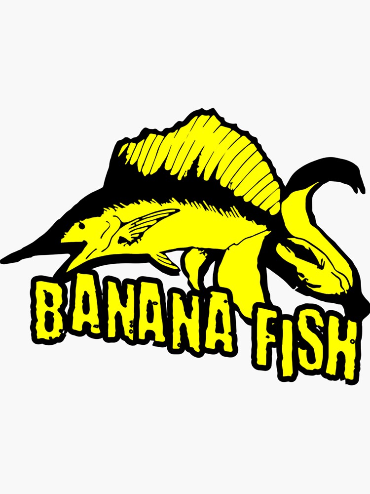 "Banana Fish Logo Essential T-Shirt" Sticker by SinasGroth | Redbubble