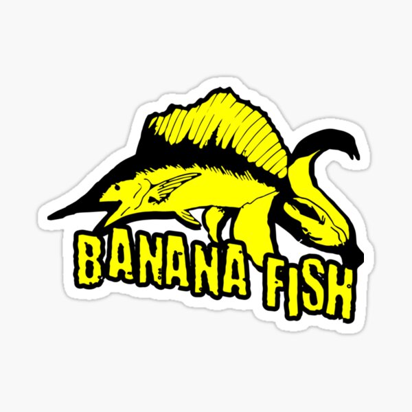"Banana Fish Logo Essential T-Shirt" Sticker by SinasGroth | Redbubble