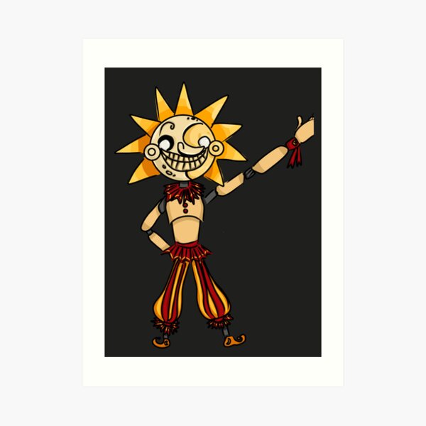 "FNAF SB Sundrop ☀️" Art Print for Sale by CWildFlower1 | Redbubble
