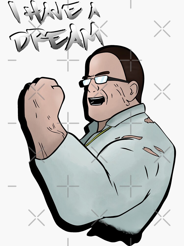 "MGRR SENATOR ARMSTRONG I HAVE A DREAM " Sticker by Ruvolchik | Redbubble