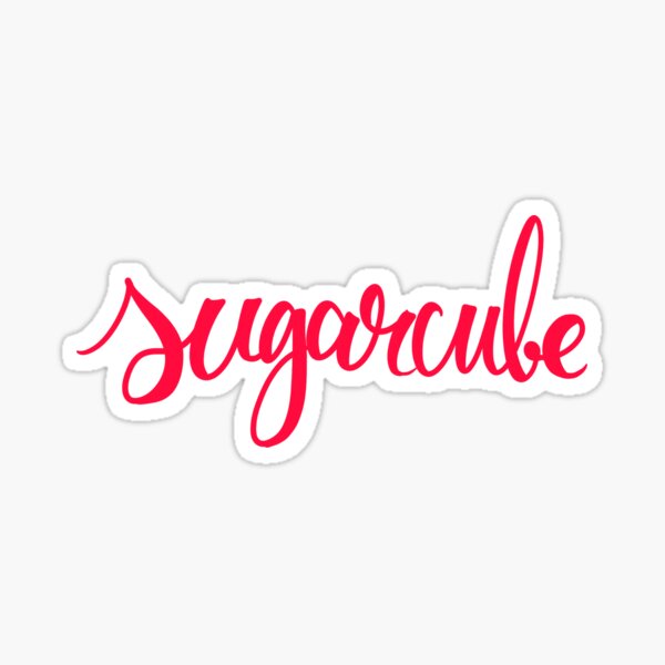 "Sugarcube" Sticker by newjkrowling | Redbubble