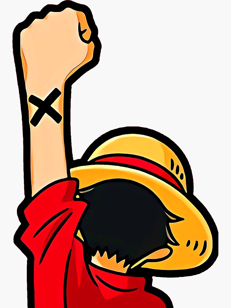 "Anime Strawhat Mugiwara" Sticker for Sale by Maritrail | Redbubble