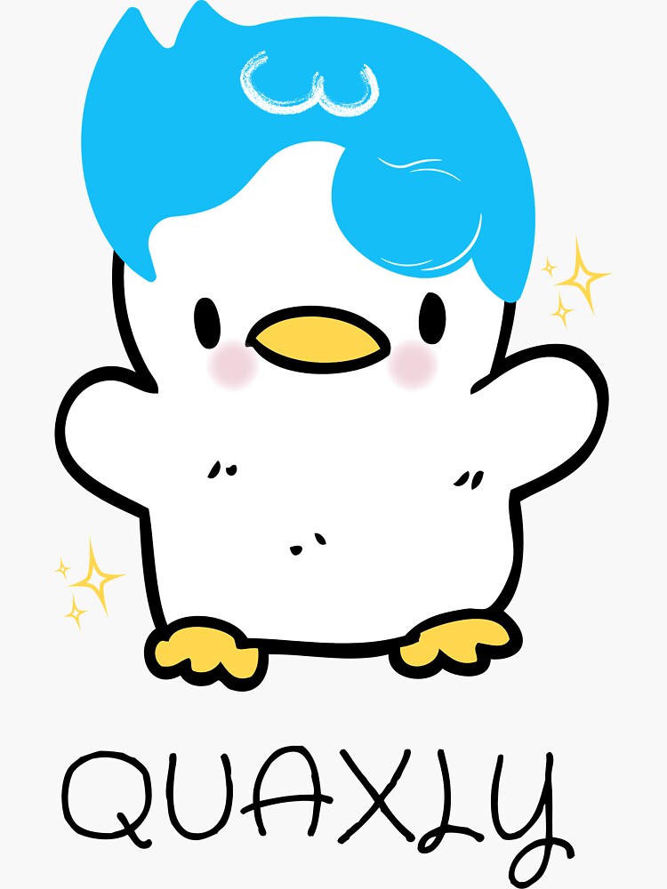 "Quaxly" Sticker by Crafty-Shop | Redbubble