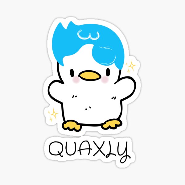 "Quaxly" Sticker by Crafty-Shop | Redbubble