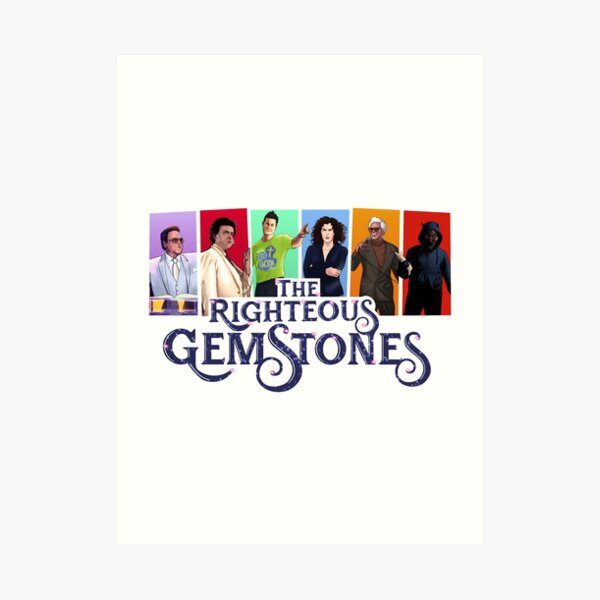 "righteous gemstones righteous gemstones" Art Print by rcnart | Redbubble