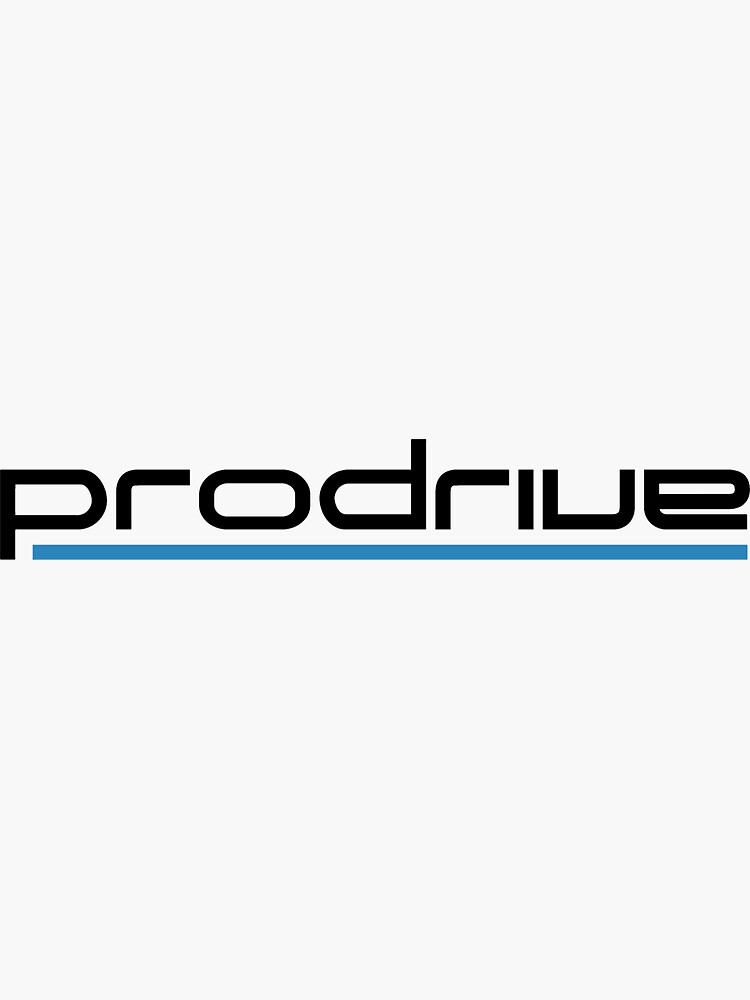 "Logo Prodrive." Sticker by RossMolina | Redbubble