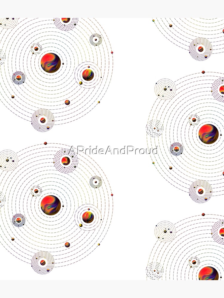 "LGBTQ Pride Solar System Planets LGBTQIA+ Light" Backpack by ...