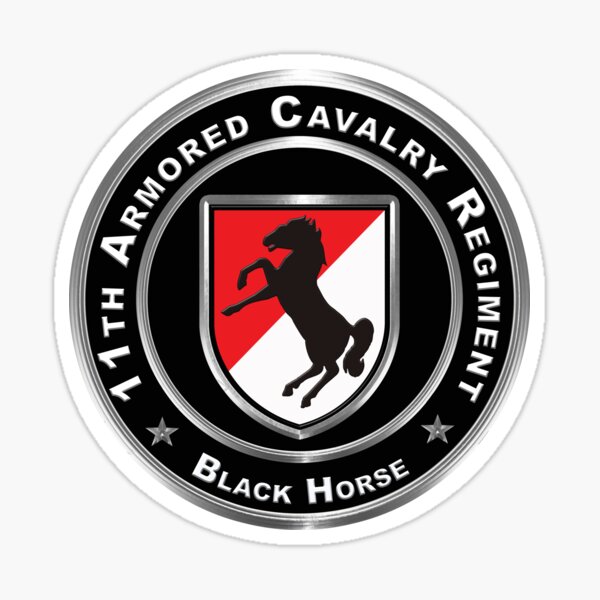 "11th Armored Cavalry Regiment" Sticker for Sale by SoldierAlways ...