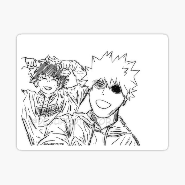 "bkdk as japanese va's" Sticker by dekuprotector | Redbubble