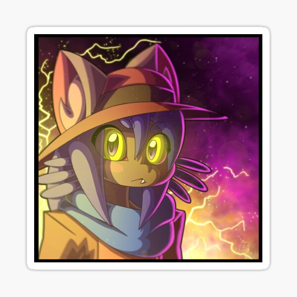 "Niko portrait" Sticker by FoxiFyerArt | Redbubble