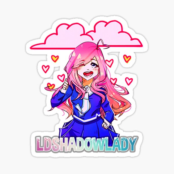 "LDShadowLady" Sticker for Sale by Amelia-Nina | Redbubble