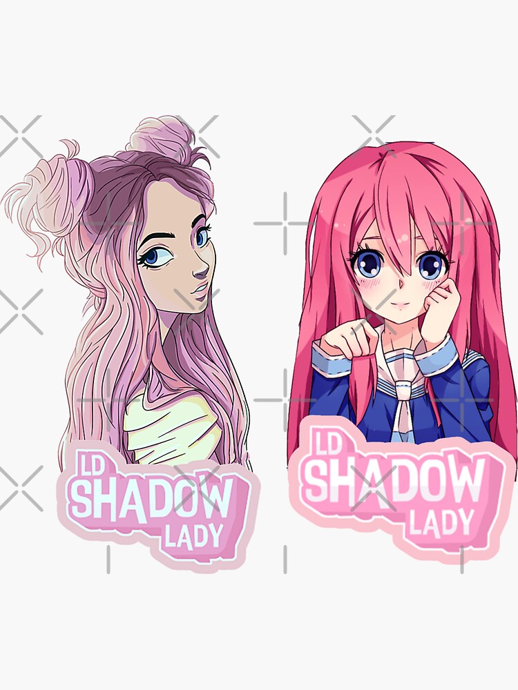 "LDShadowLady" Sticker by Amelia-Nina | Redbubble