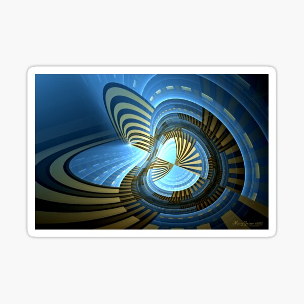 "Spatial Anomaly" Sticker for Sale by Poukibear | Redbubble