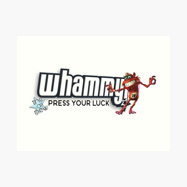 "Whammy! The All New Press Your Luck" Art Print for Sale by ...
