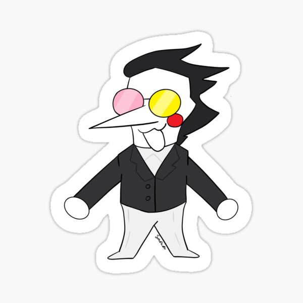 "Spamton" Sticker by TinyTweetKeet | Redbubble