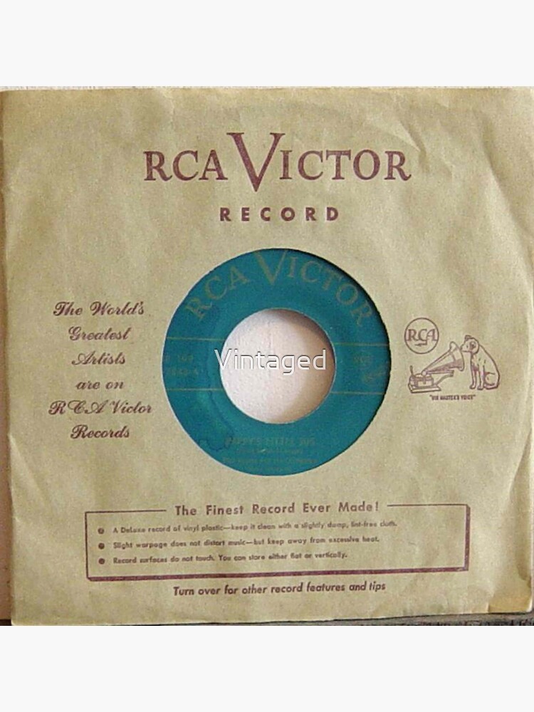 "Early RCA Victor 45 in Company sleeve" Sticker for Sale by Vintaged ...