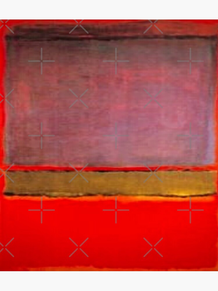 "HQ No.6 Violet, Green and Red by Mark Rothko - Mark Rothko " Art Print ...