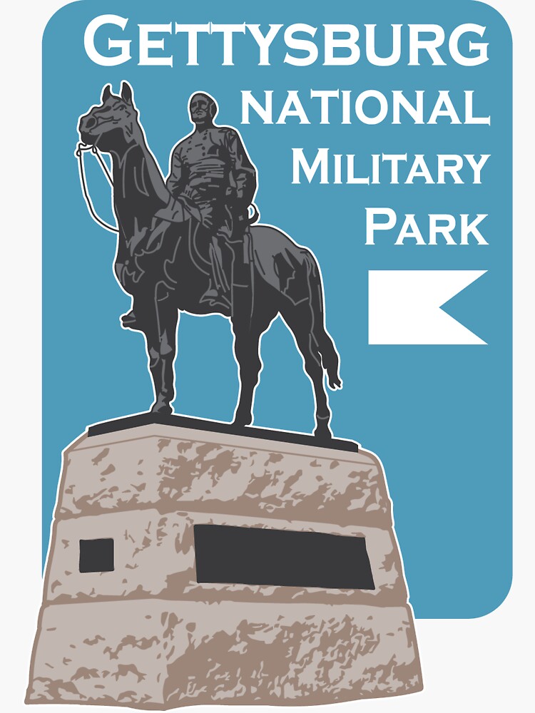 "Gettysburg" Sticker for Sale by Meg-Does-Art | Redbubble
