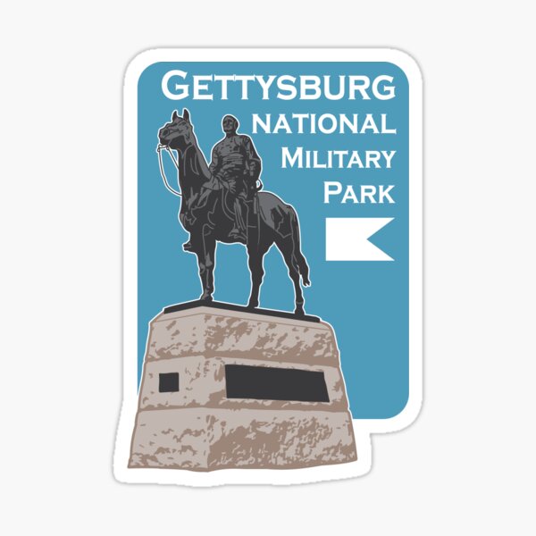 "Gettysburg" Sticker for Sale by Meg-Does-Art | Redbubble