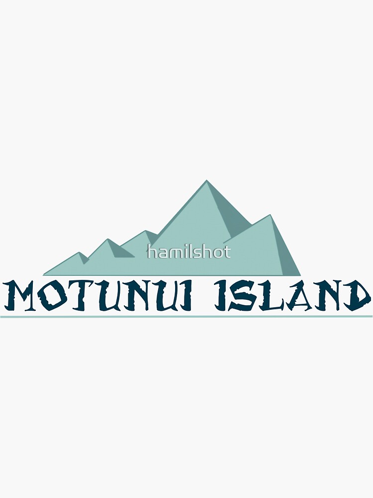 "Motunui Island" Sticker by hamilshot | Redbubble