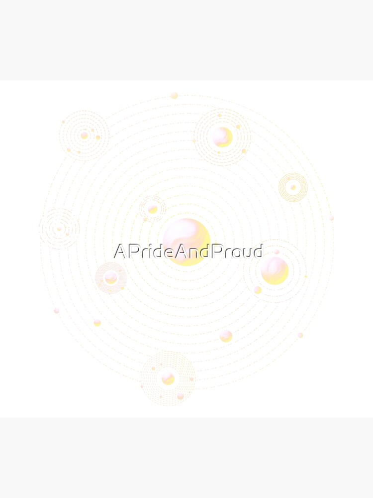 "LGBTQ Pride Solar System Planets Pangender Light" Poster for Sale by ...