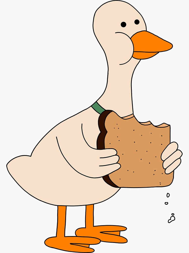 "adventure time duck friend" Sticker by splendidly-mend | Redbubble