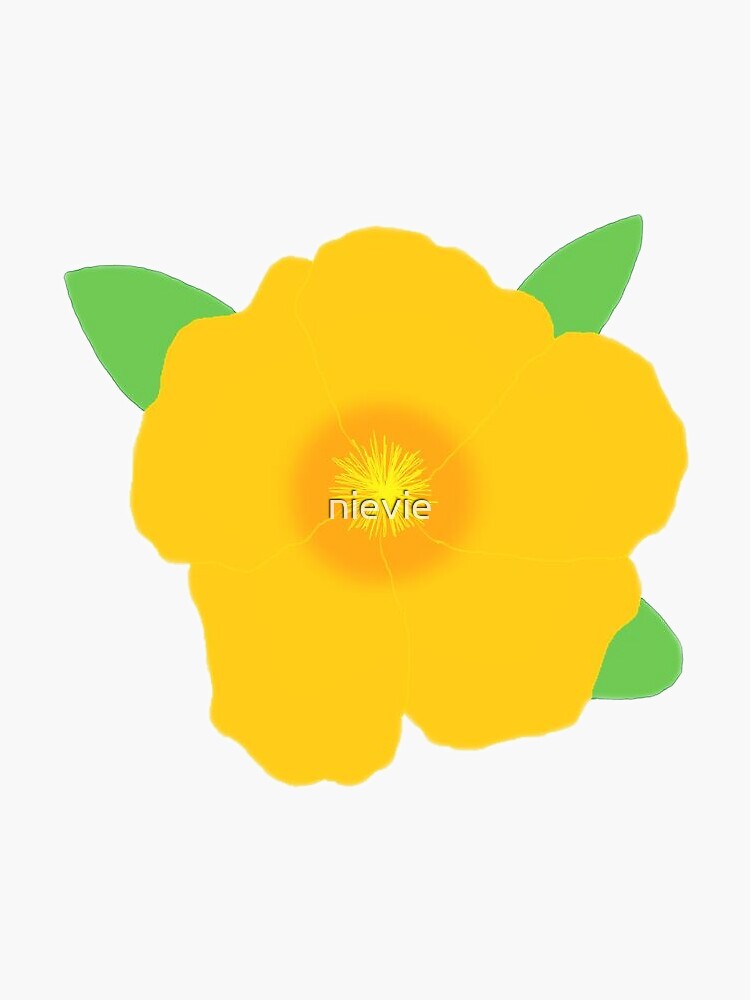 "'Ilima" Sticker for Sale by nievie | Redbubble