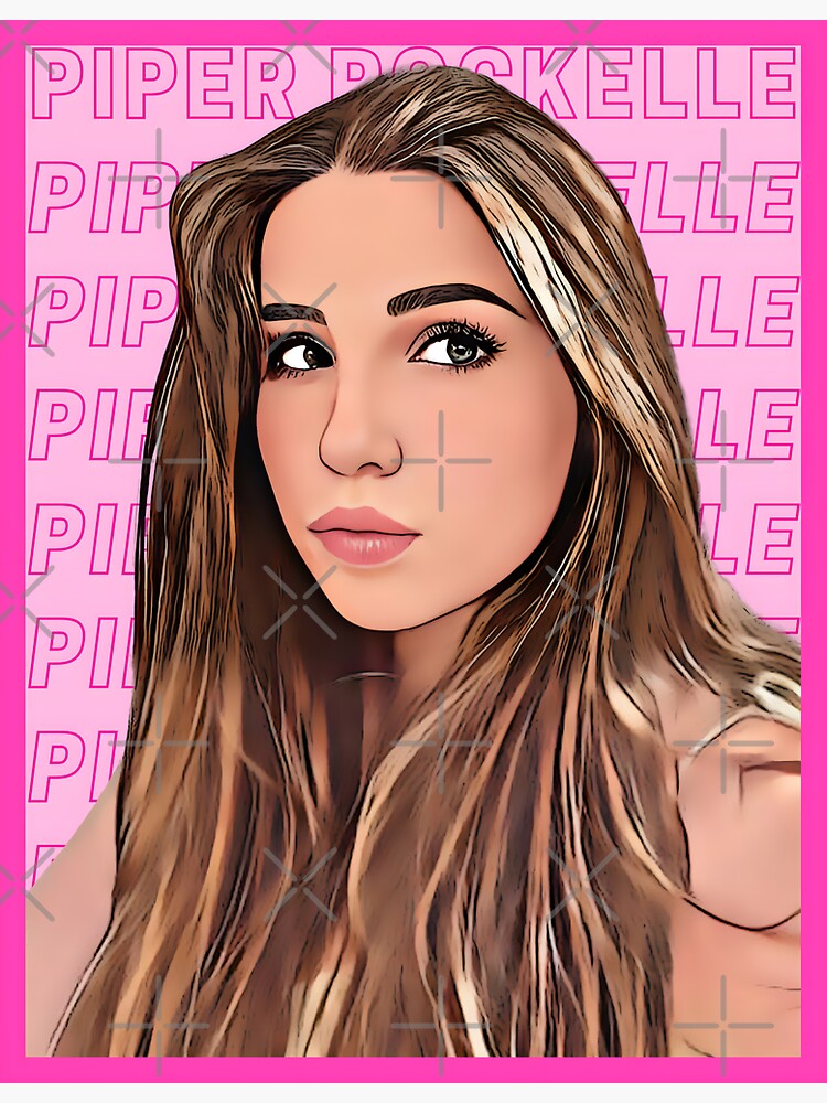 "Piper Rockelle | Aesthetic Cool Cartoonist Poster Artwork " Sticker by ...