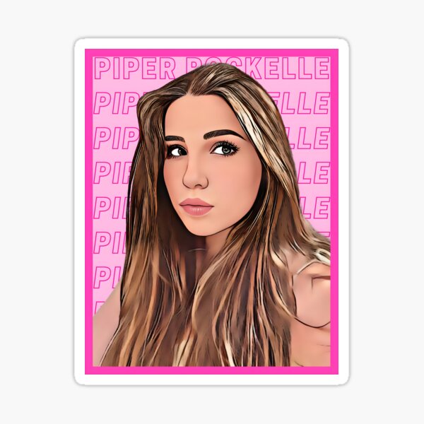 "Piper Rockelle | Aesthetic Cool Cartoonist Poster Artwork " Sticker by ...