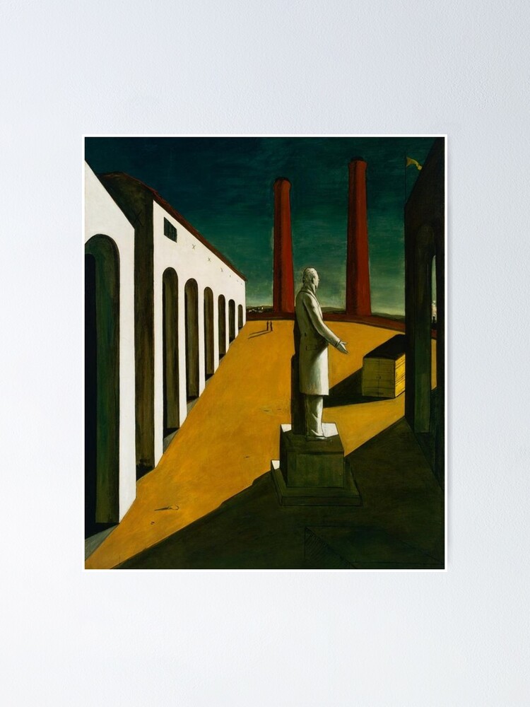 "Giorgio De Chirico - L'enigma di una giornata Art Experience" Poster ...