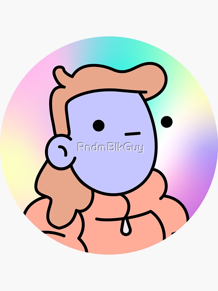"doodle Eth Solana Nft - art pfp sticker" Sticker by RndmBlkGuy | Redbubble