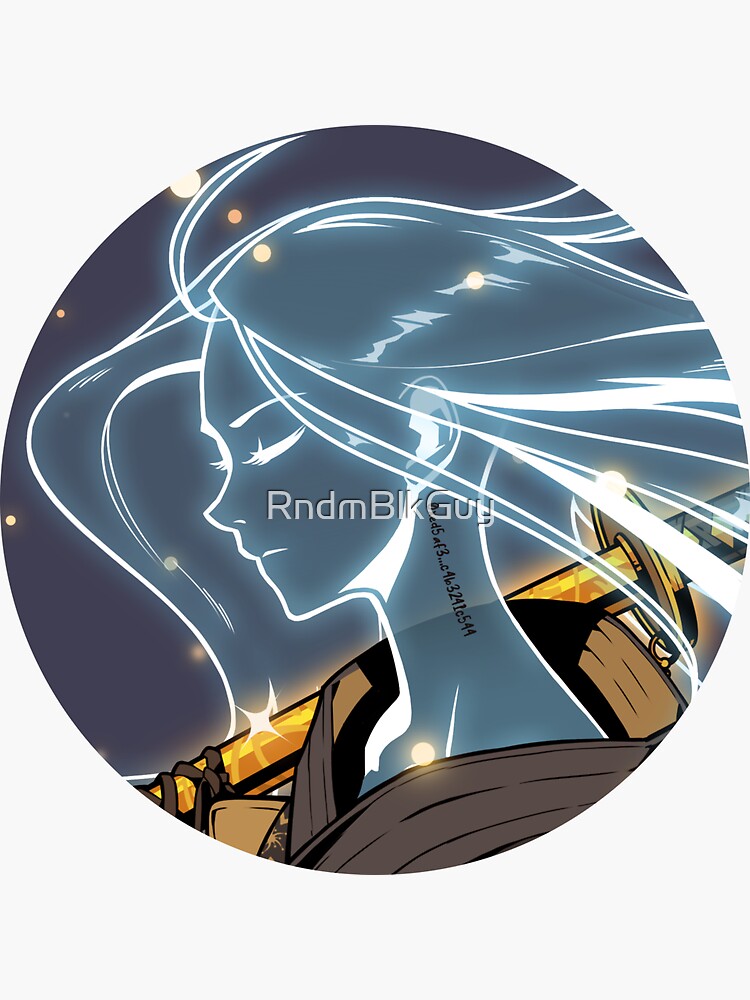 "Eth Solana Nft - art pfp sticker" Sticker by RndmBlkGuy | Redbubble