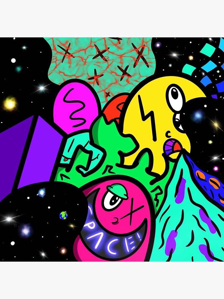 "Doodle Verse Drawing" Sticker for Sale by Avid-Doodle-Art | Redbubble