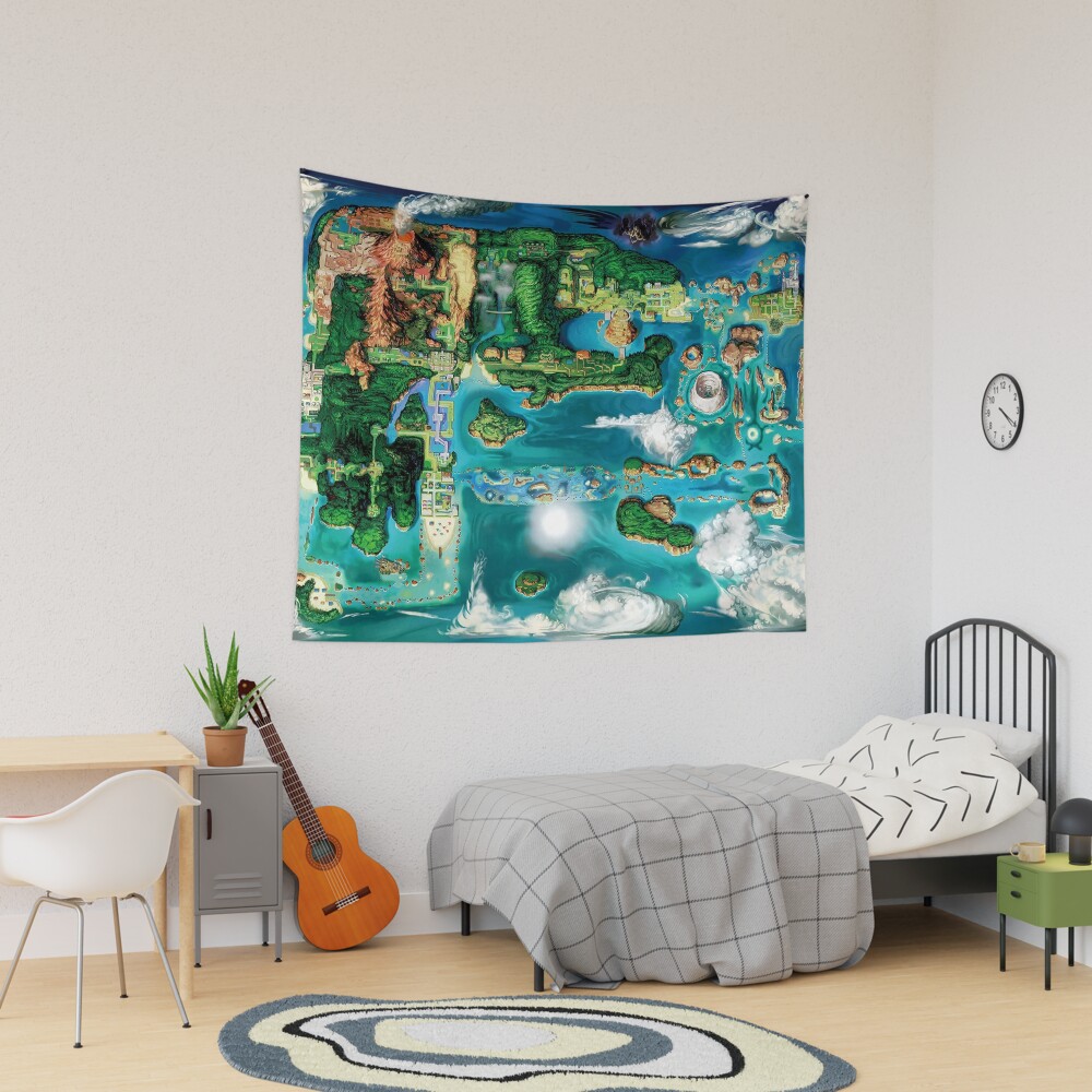 "Hoenn Map" Poster for Sale by Biochao | Redbubble